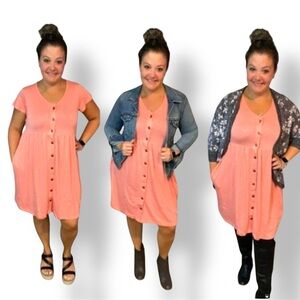 LuLaRoe | Dresses | Lularoe Heidi Babydoll Dress | Poshmark